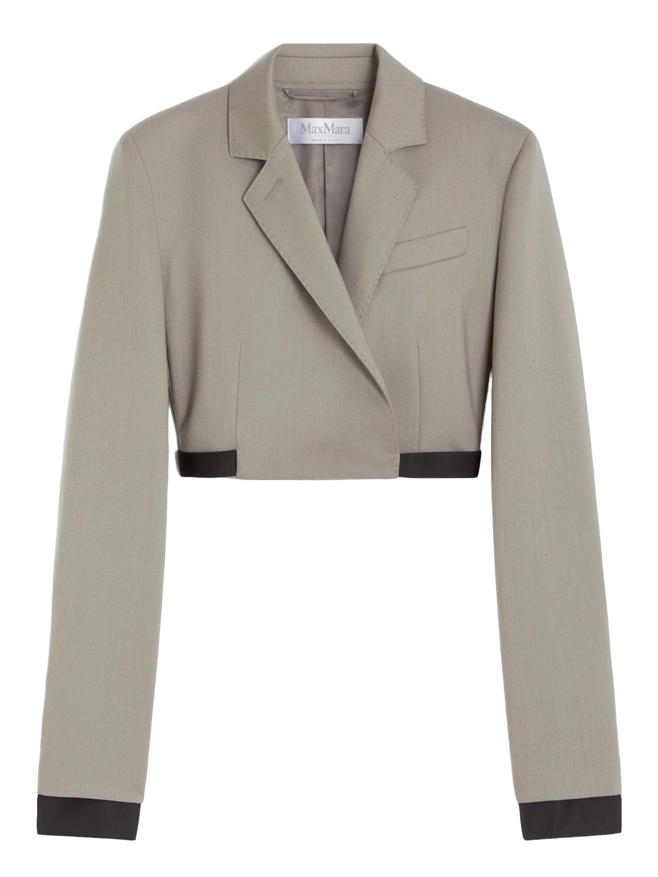 MAX MARA Max Mara Cropped Notched Lapel Jacket
